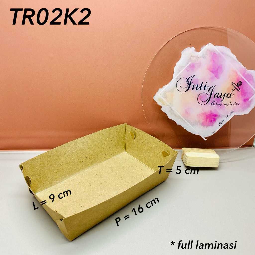 Jual KOTAK COKLAT CAKE/KOTAK KRAFT MAKANAN TR02K2 PER 10 PCS | Shopee ...