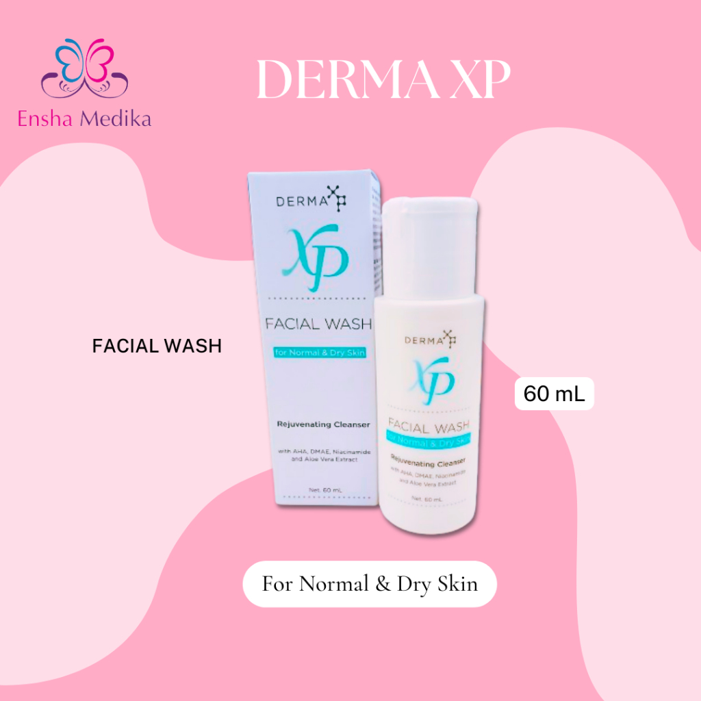 Jual Derma XP Facial Wash for Normal & Dry Skin 60 mL - Sabun Wajah untuk Kulit Normal & Kering ...