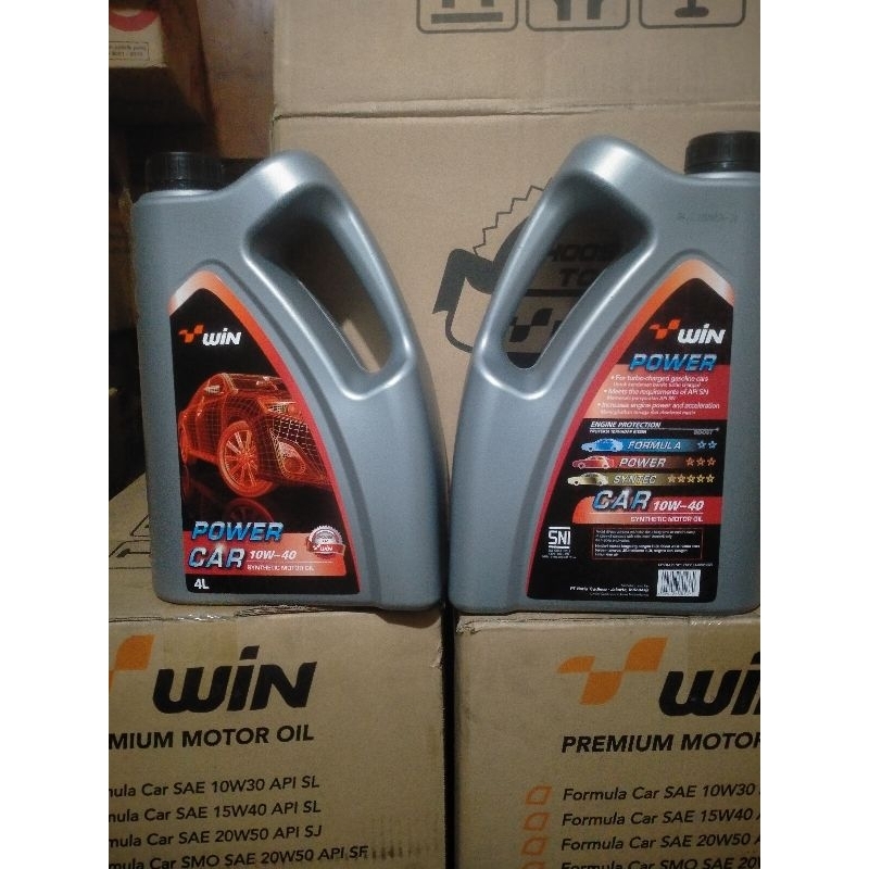 Jual Oli Win Power Synthetic SAE 10W-40 4Ltr Original AsliKemasan ...