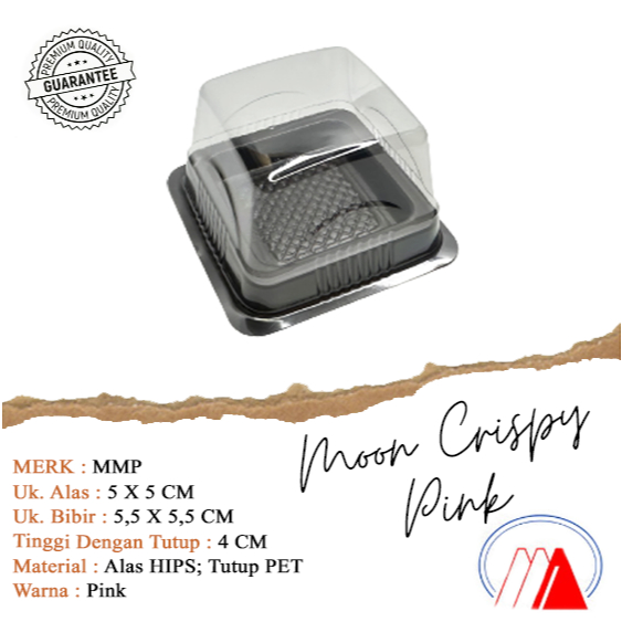 Jual [ISI 50] mika moon crispy 5,5 x 5,5cm / moon cake tray / mika ...