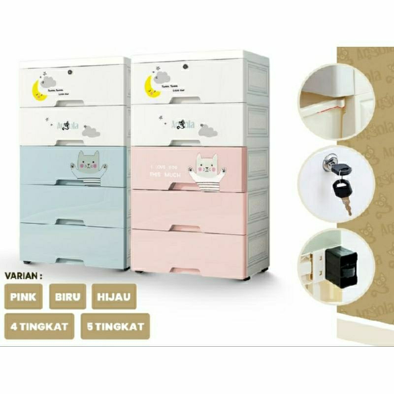 Jual Lemari Plastik Pakaian Anak, Lemaru Susun Serbaguna | Shopee Indonesia