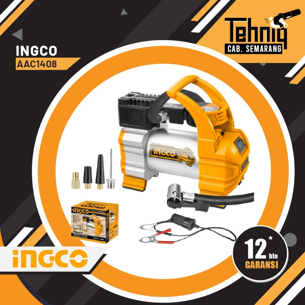 Jual Ingco AAC1408 Kompresor Mini AAC1408 / Pompa Angin Ban Mini ...