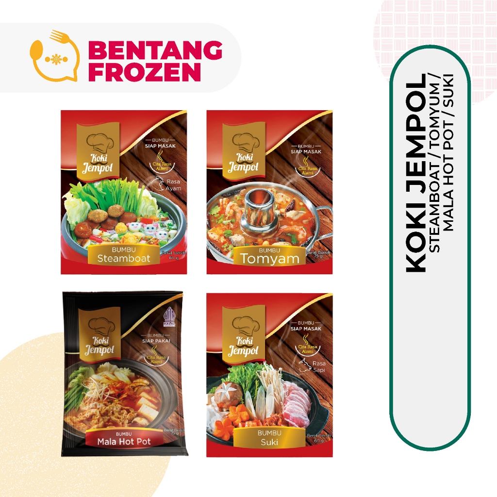 Jual Koki Jempol Bumbu Instan 60gr Steamboat / Tomyum / Suki / Mala ...
