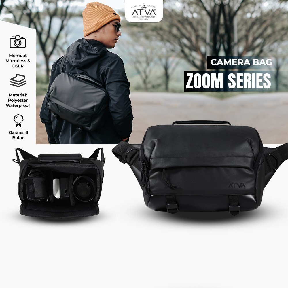 Jual Light and compact Camera waist Bag, fit for mirrorless & DSLR ...