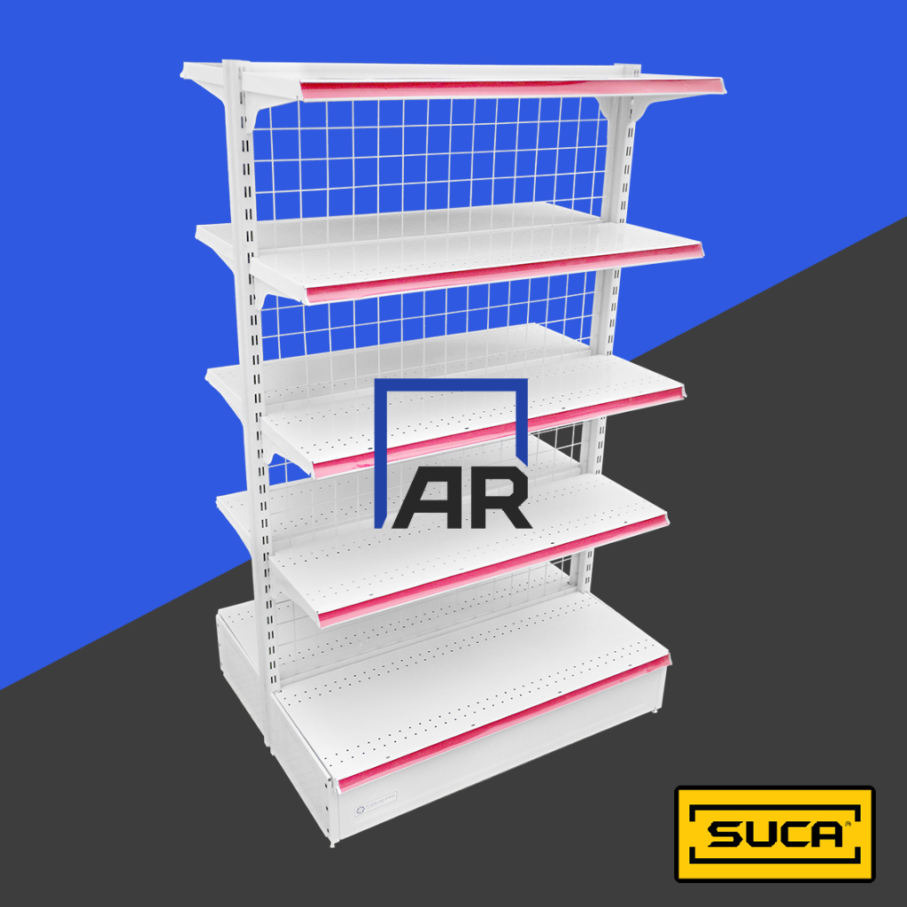 Jual Rak Minimarket Double Alfa A3 (T. 120, 4 Lv, Connect) | Shopee ...