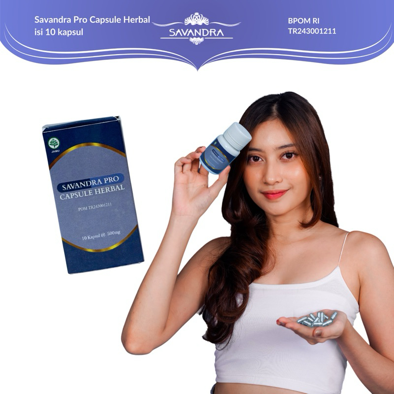 Jual (NEW) Savandra Pro Capsule Herbal Pelangsing Badan Formulasi ...