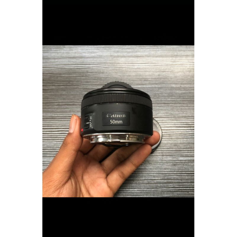 Jual Lensa Second Canon Fix 50mm STM | Shopee Indonesia