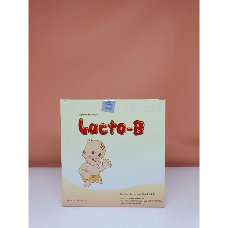 Jual LACTO B BOX 40 SACHET SUPLEMEN PENCERNAAN BAYI | Shopee Indonesia