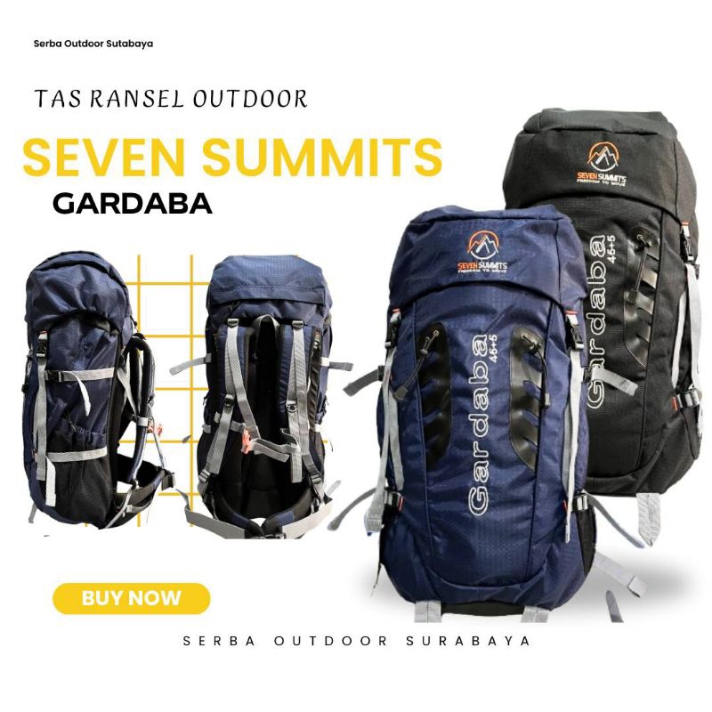 Jual Tas Ransel Seven Summits Gardaba Kapasitas 45L Camping | Shopee ...