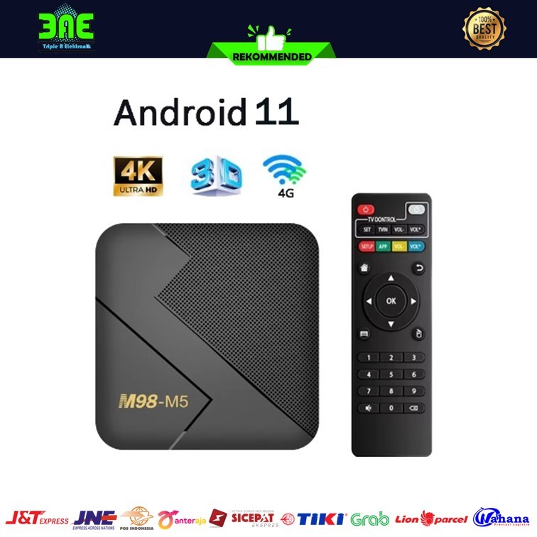 Jual M98-M5 Android TV Box Smart TV Set Top Box Digital Android 4K Ultra HD Wifi HDMI USB AV ...