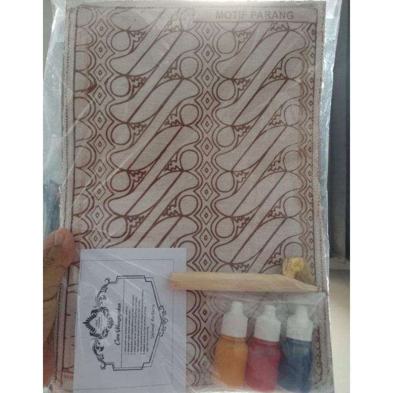Jual Paket Irit Alat Batik Canting Paket Belajar Membatik Lengkap Kain ...