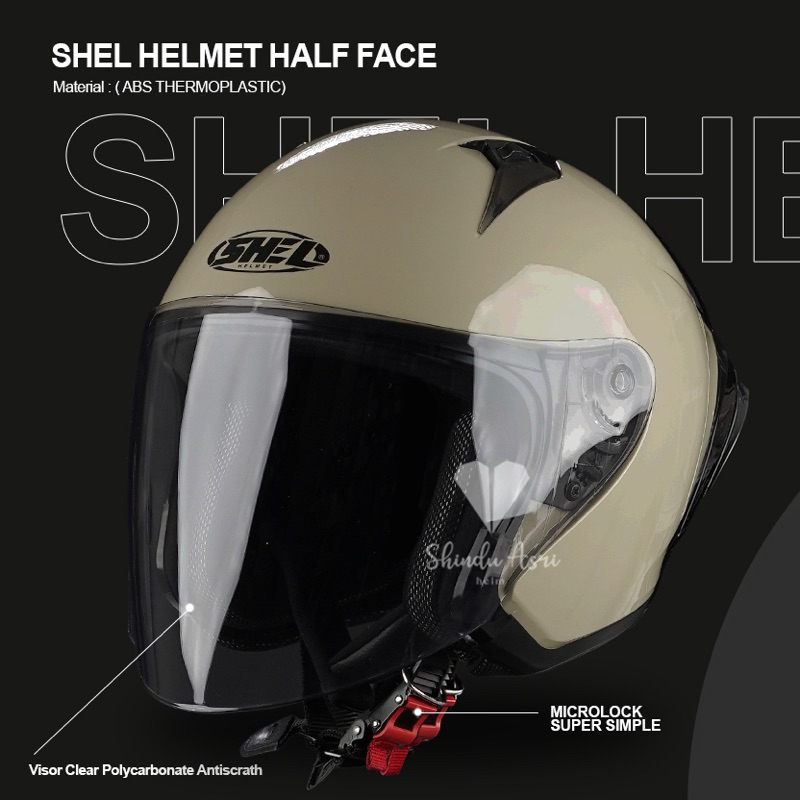 Jual HELM SHEL EQUALIZER ORIGINAL | Shopee Indonesia