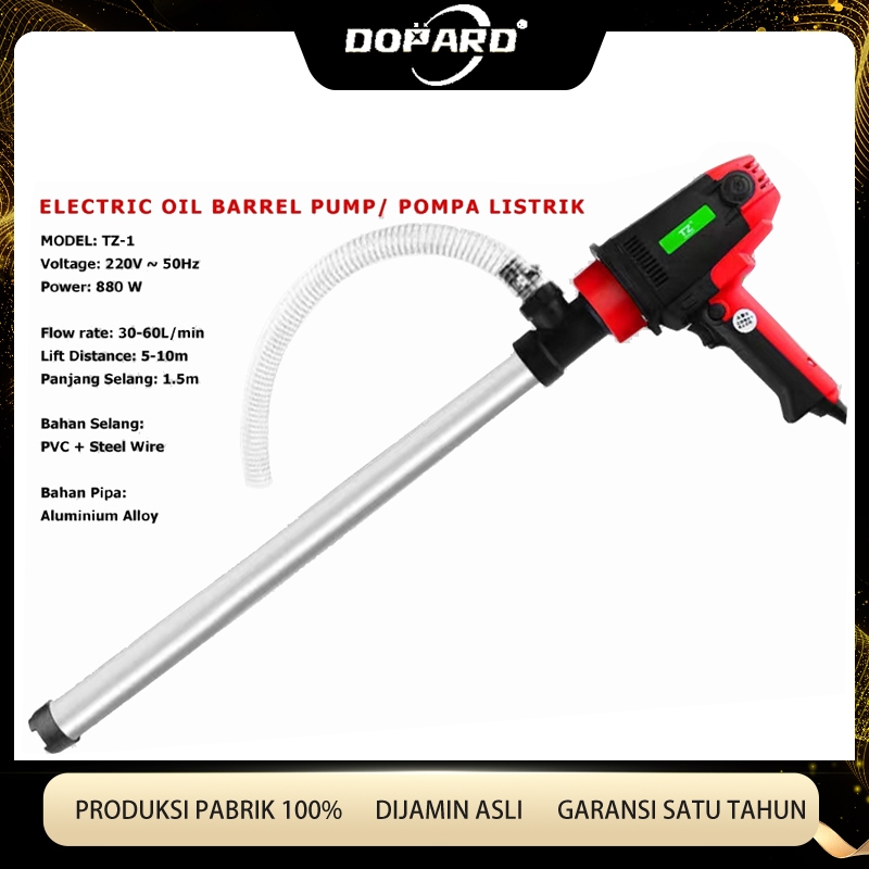 Jual Electric Oil Barrel Pump Dopard Oil Transfer Pump TZ-1 Dopard ...
