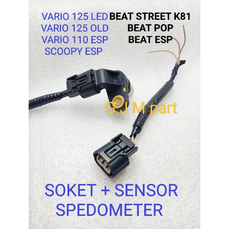 Jual SOKET PLUS SENSOR SPEDOMETER SPIDOMETER DIGITAL HONDA BEAT STREET ...