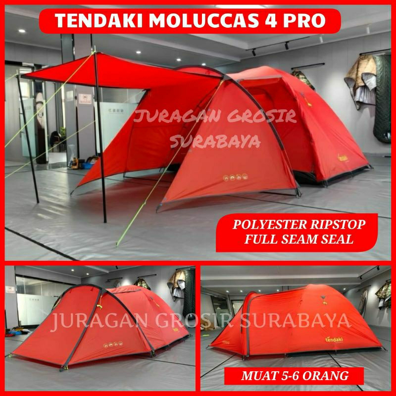 Jual Tenda camping / Tendaki Borneo 4 / Tenda lwy Compass 4 | Shopee ...