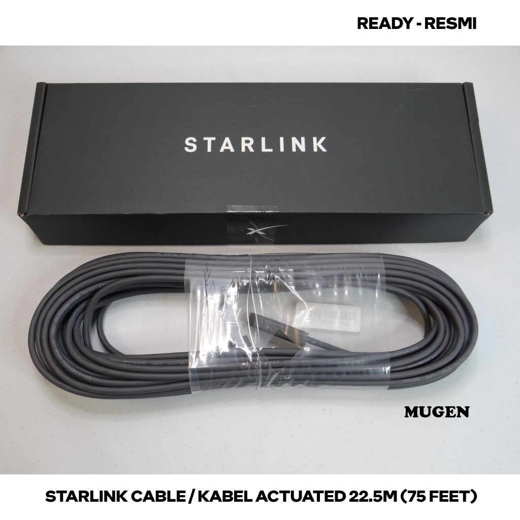 Jual STARLINK Cable Actuated 22.5 Meter / 75 ft Kabel Standar Starlink | Shopee Indonesia