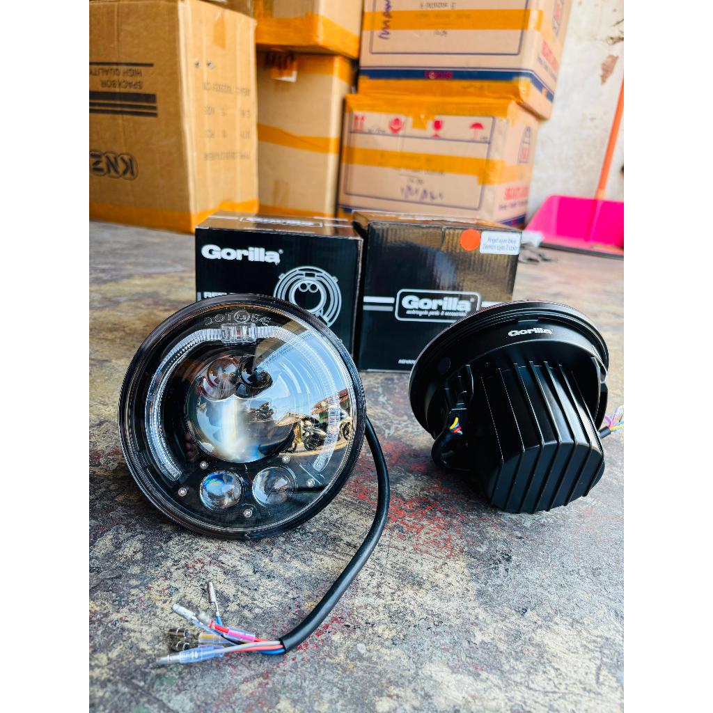 Jual LAMPU LED DAYMAKER 5,7 INCH LED 75 WATT LAMPU BILLED BILLET IMPORT ...