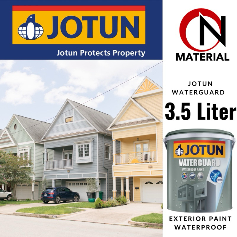 Jual CAT TEMBOK EXTERIOR JOTUN WATERGUARD 3,5 Liter Low Sheen Finish ...
