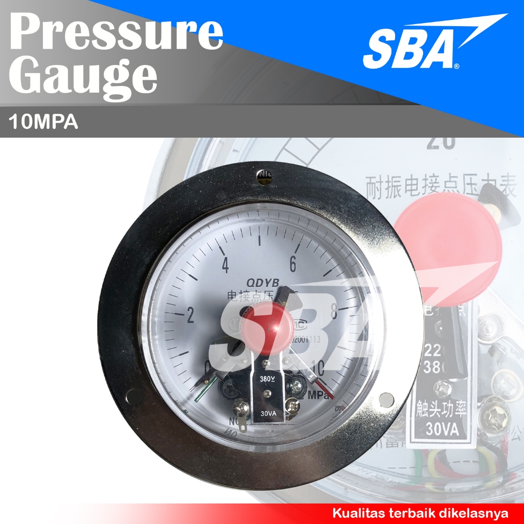 Jual Pressure Gauge 0 – 10 MPa SBA Machinery | Shopee Indonesia