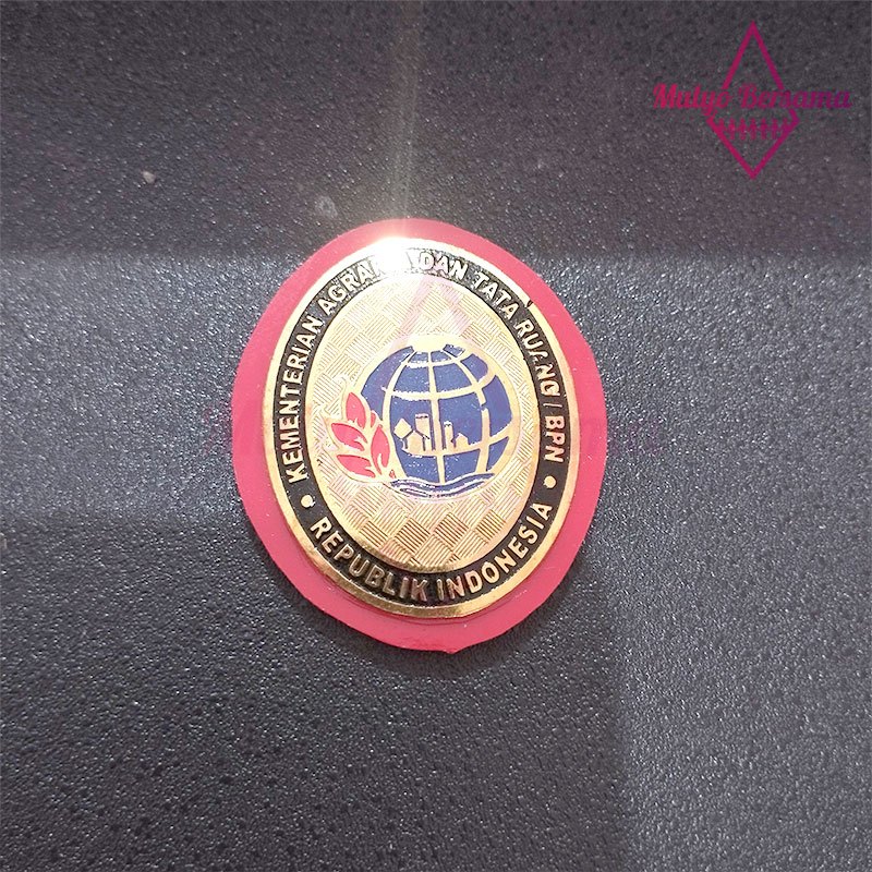 Jual Lencana Logo BPN Pin BPN Mika Pin Kementerian Agraria Dan Tata ...