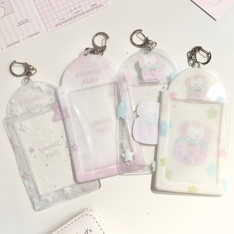 Jual Clear PVC Photocard Holder Transparant ID Card Holder Cahol ...