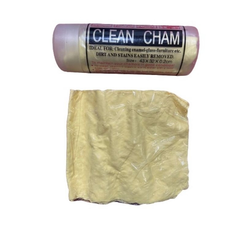 Jual Kain Lap Kanebo Clean Cham 43x32x0,2cm / Kain Lap Kaca Mobil Mebel ...
