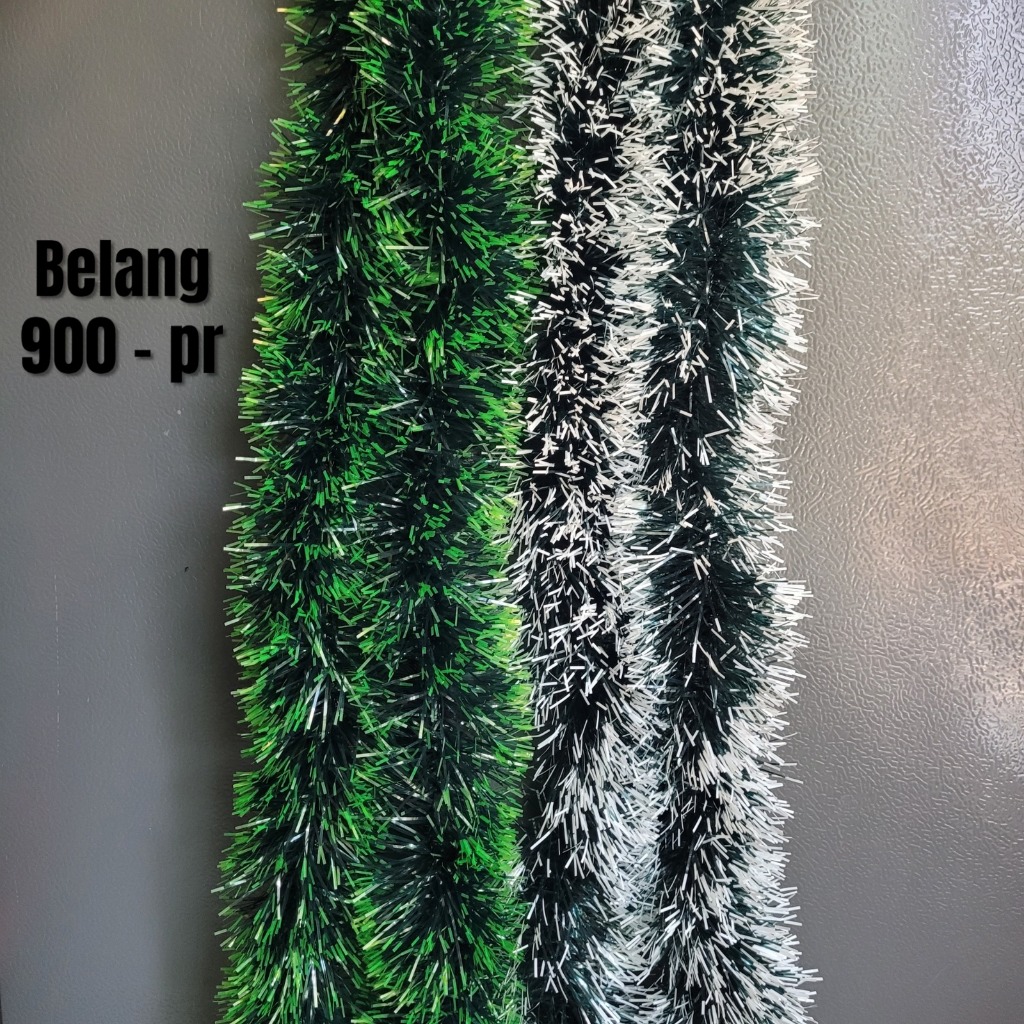 Jual SLINGER NATAL DEKORASI POHON NATAL HIJAU SALJU DAN HIJAU DAUN ...