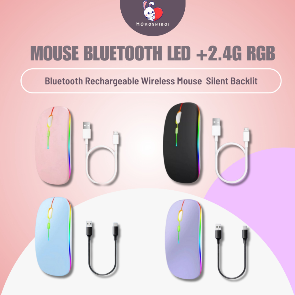 Jual Goojodoq Wireless Mouse Bluetooth Rechargeable Mouse Ultra-thin ...