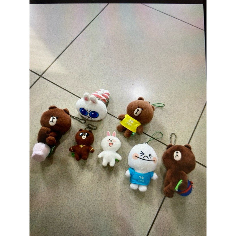 Jual Gantungan boneka line friends ORI harga per pcs 35 ribu | Shopee ...