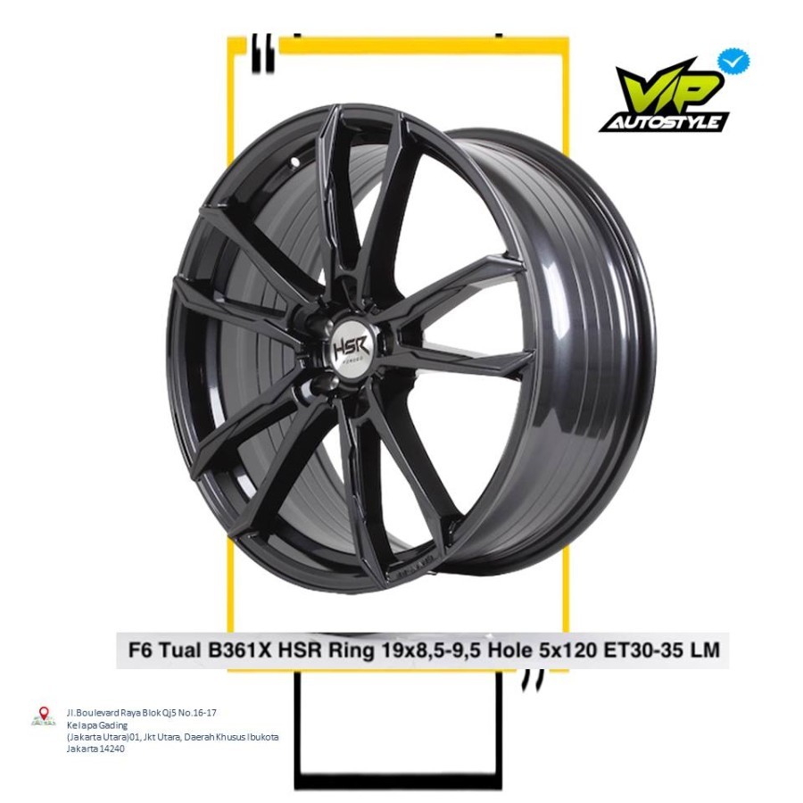 Jual HSR FG TUAL R19 - Velg Mobil BYD, BMW, MG 6, Land Ciuscer Ring 19 - HSR Jakarta | Shopee ...