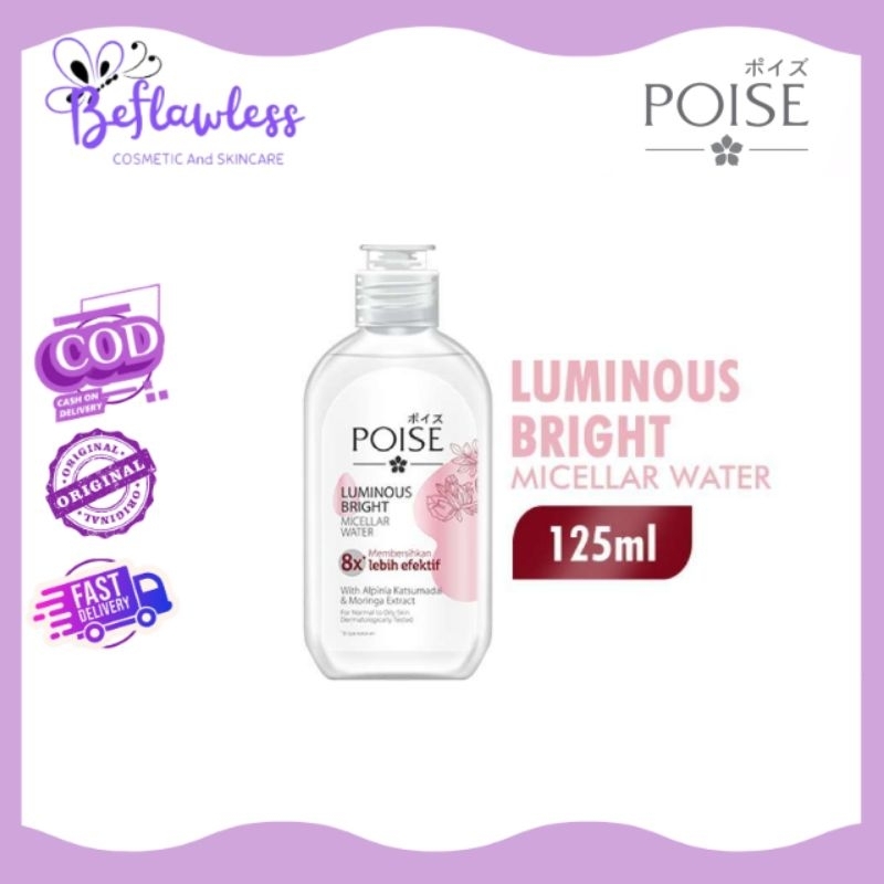 Jual POISE Luminous Bright Micellar Water 125ml | Shopee Indonesia