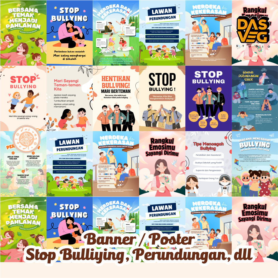 Jual Banner / Poster Stop Bulliying, Perundungan, dll | Shopee Indonesia