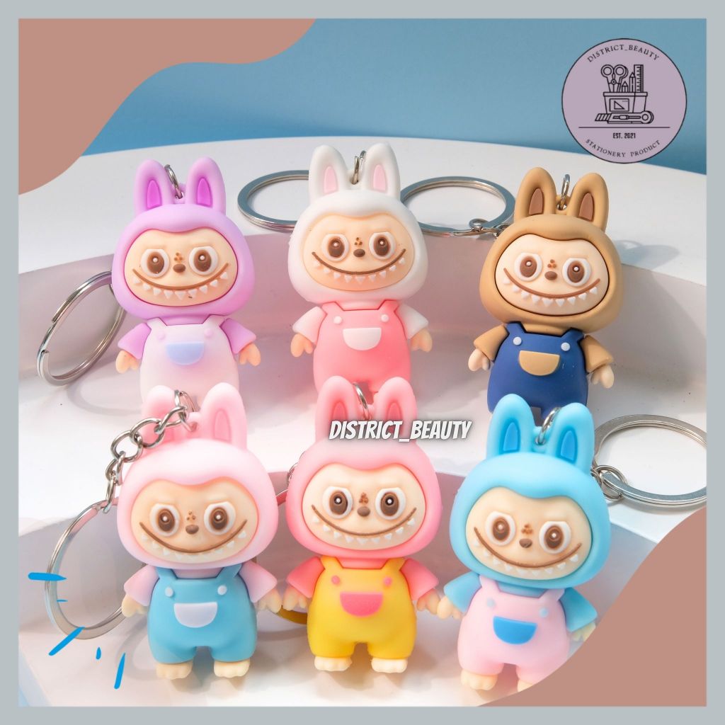 Jual GANTUNGAN KUNCI LABUBU SEDANG KEYCHAIN KEYRING GANCI SOUVENIR ...