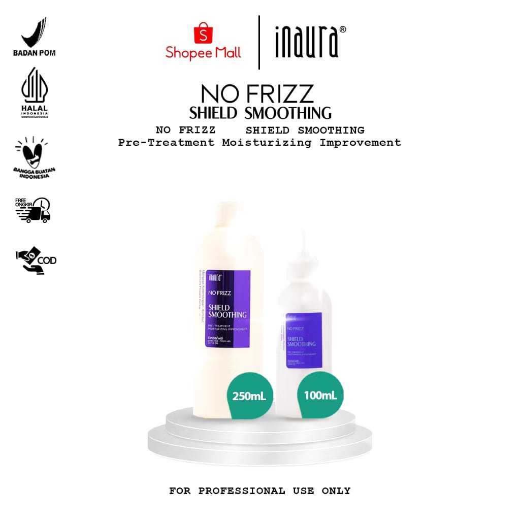 Jual Inaura Shield smoothing No Frizz (100ml, 250 ml) | Shopee Indonesia