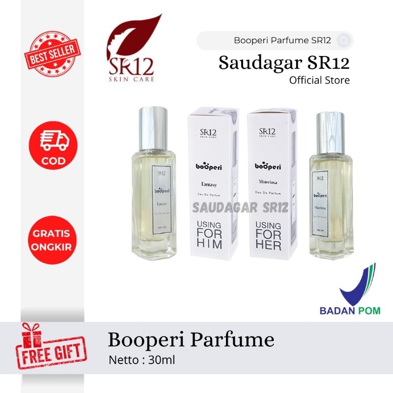 Jual SR12 BOOPERI EAU DE PARFUME FANTASY / MISTERIOSA 30ML MENGHADIRKAN WANGI MEWAH | Shopee ...