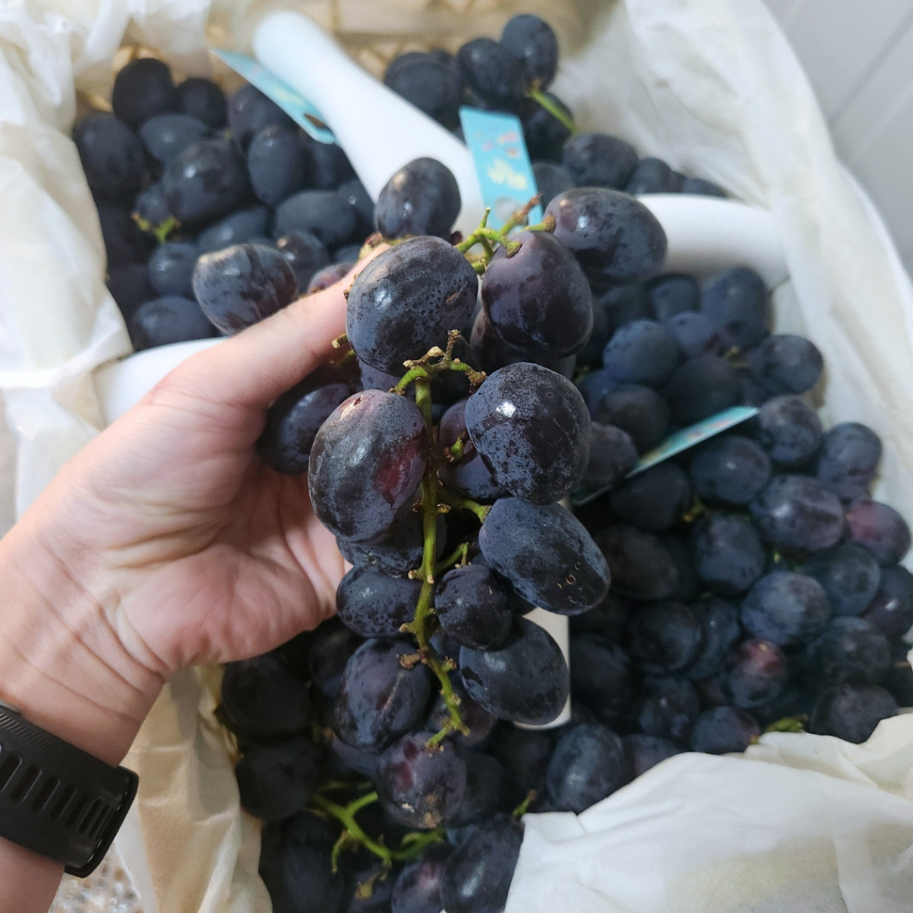 Jual Anggur Autumn Black Royal Anggur Hitam Import Manis 500gr | Shopee ...