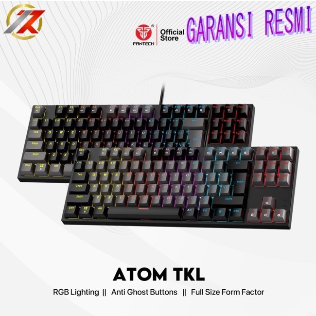 Jual FANTECH ATOM MK876 TKL RGB Gaming Mechanical Keyboard | Shopee ...