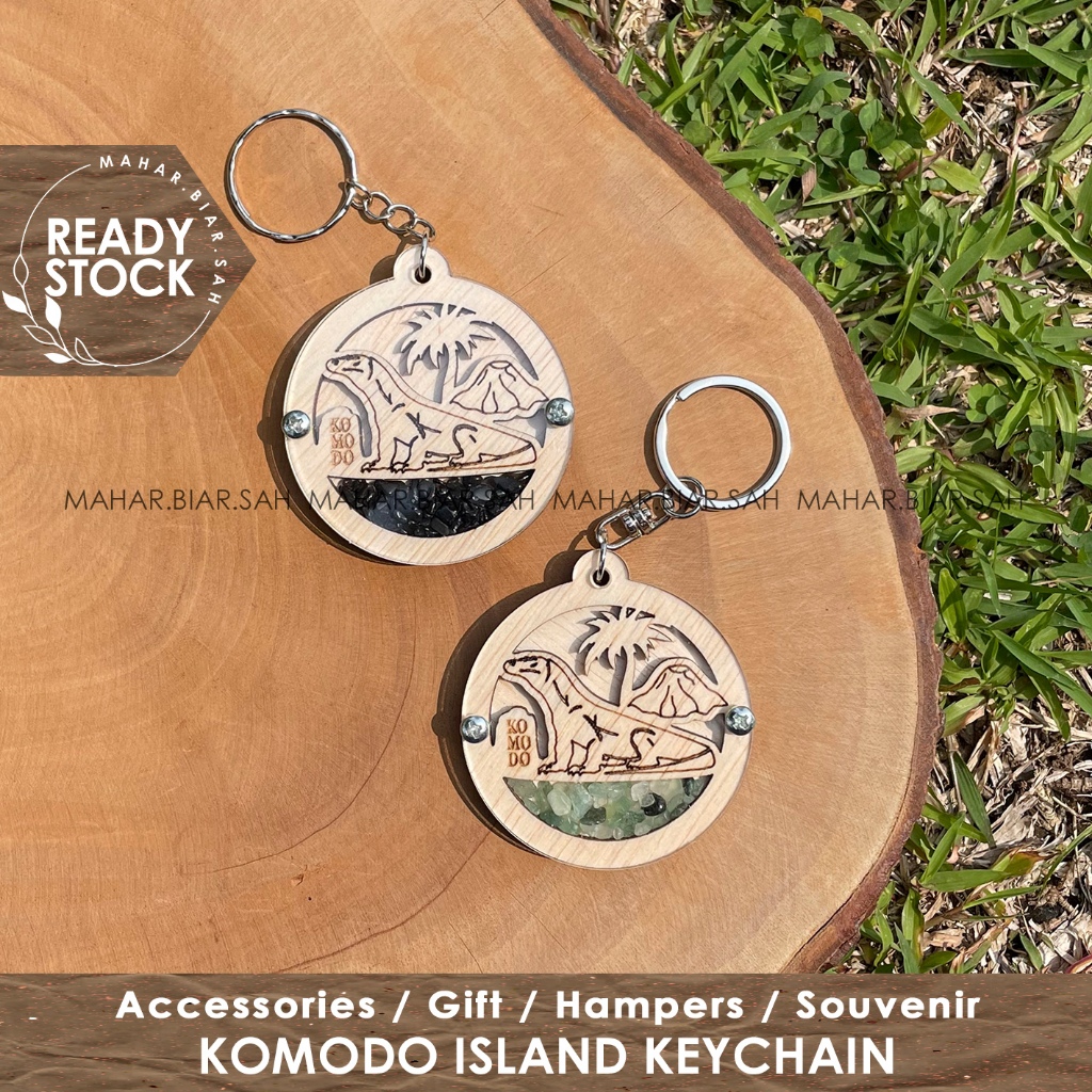 Jual RS KOMODO ISLAND Keychain / Komodo National Park / NTT / Gantungan ...