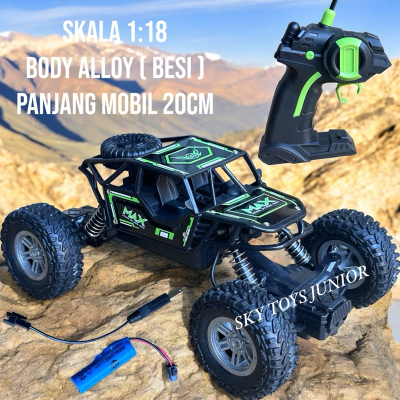 Jual Mobil remote Control Rock CRAWLER ALLOY material Mobil balap rc ...