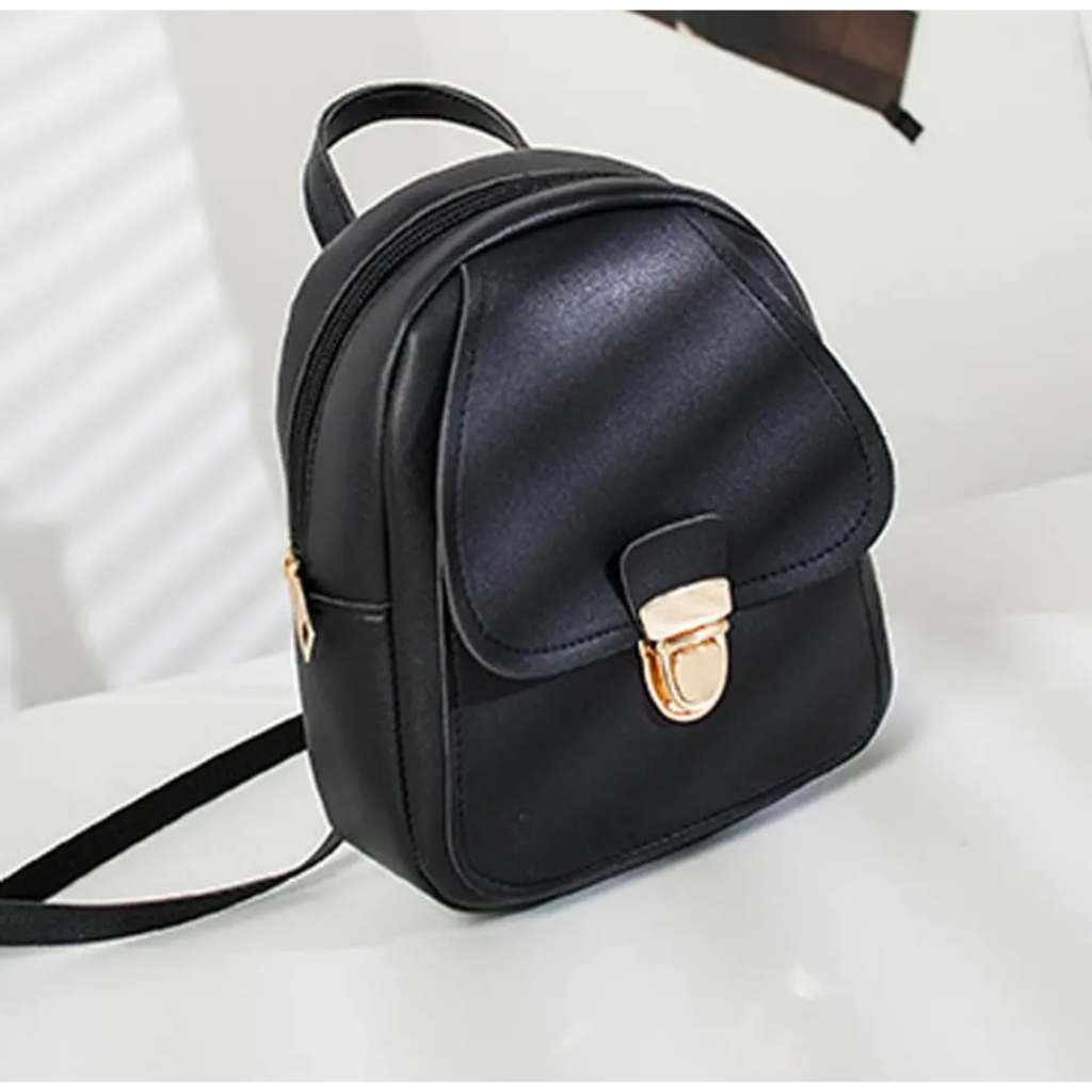 Jual Tas Ransel Wanita Bahan Miniso/Backpack Kuliah Korean Style/Tas ...