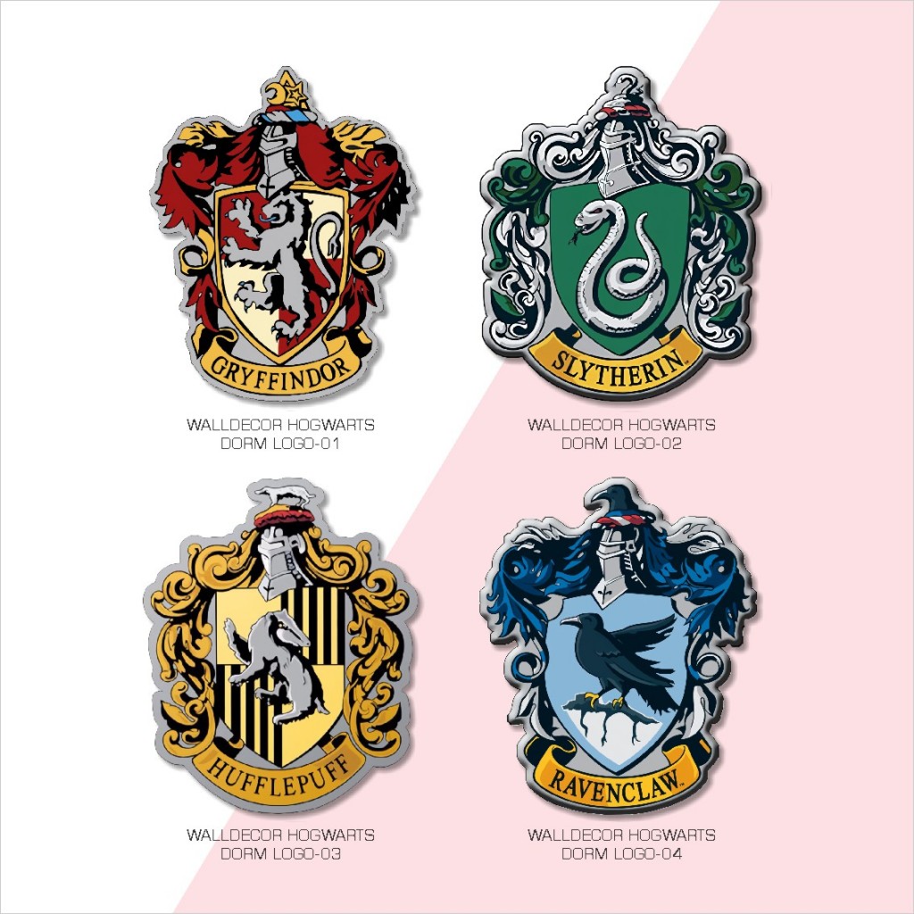 Jual PSO Hiasan Dinding Pajangan Wall Decor Hogwarts Dorm Logo Harry ...