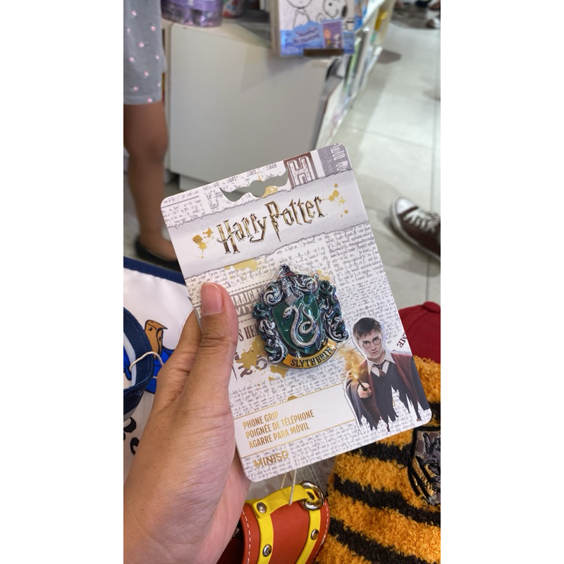 Jual Miniso x Harry Potter Phone Grip (Griptok) Slytherin | Shopee ...