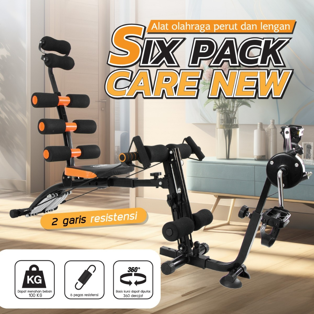 Jual BG SPORT Sit Up Bench Adjustable Multifungsi Gym Six Pack Care ...