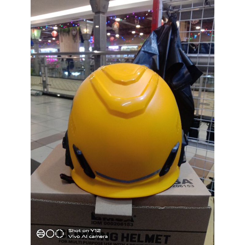 Jual Helm safety climbing MSA H1 trivent kuning SNI lokal fastrack ...