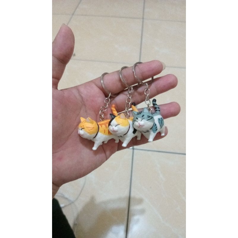 Jual Keychain Karakter Kucing Lucu | Shopee Indonesia