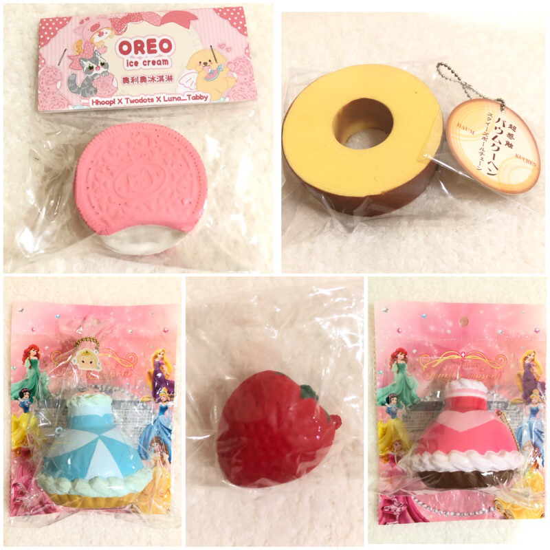 Jual (+Freebies) Squisy Oreo Pink Luna Tabby, Squishy rare Baumkuchen ...
