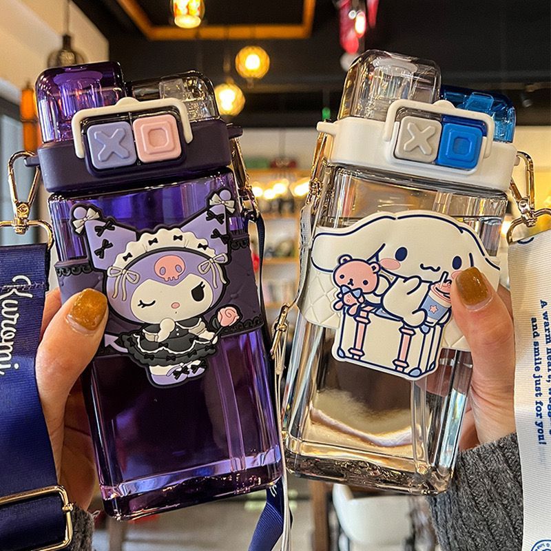 Jual BOTOL MINUM ANAK 2IN1 SEDOT & TEGUK TRITAN BPA FREE KARAKTER MELODY CINNAMOROLL KUROMI ...