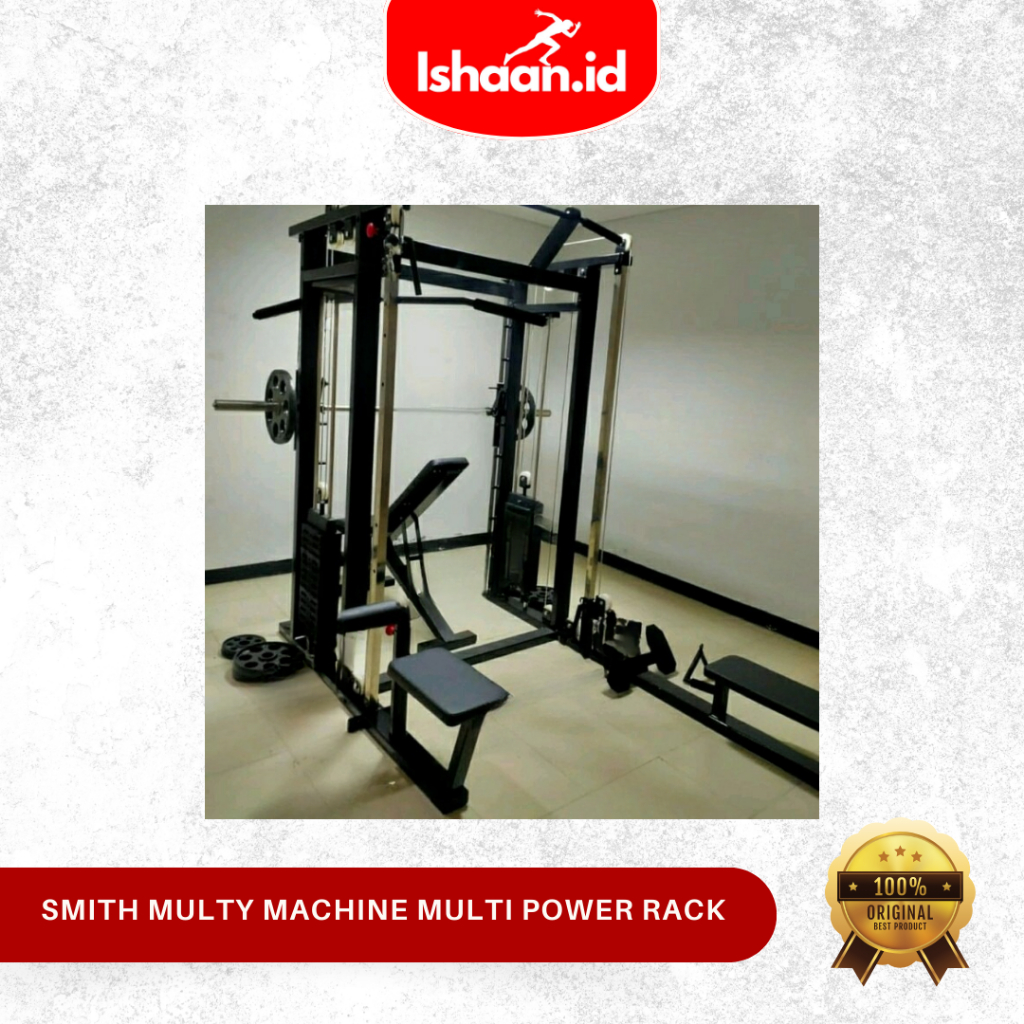 Jual smith multy machine multi power rack fitness komersial (ORIGINAL ...