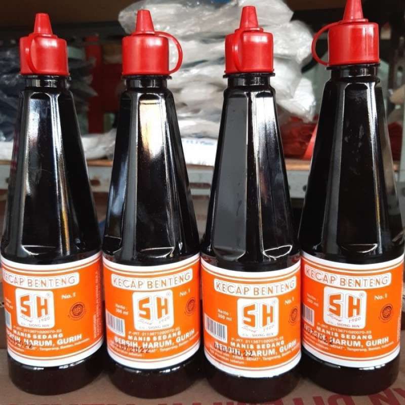 Jual Kecap Manis SH BENTENG UK (140ml,300ml,620ml,REFFIL) | Shopee ...