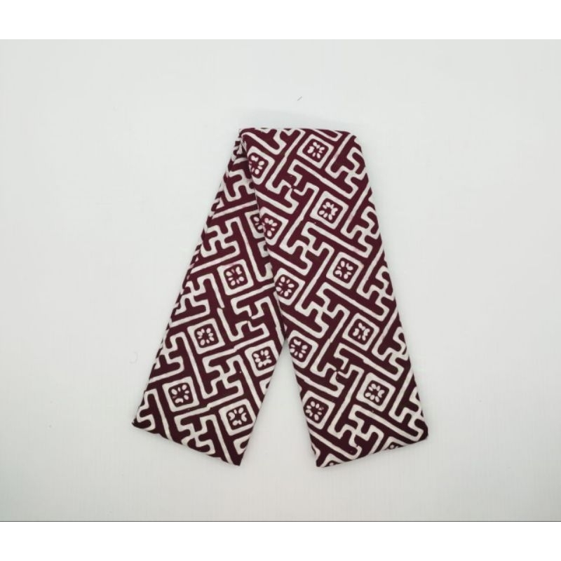 Jual Kain batik cap garutan G1W motif unkin warna maroon | Shopee Indonesia